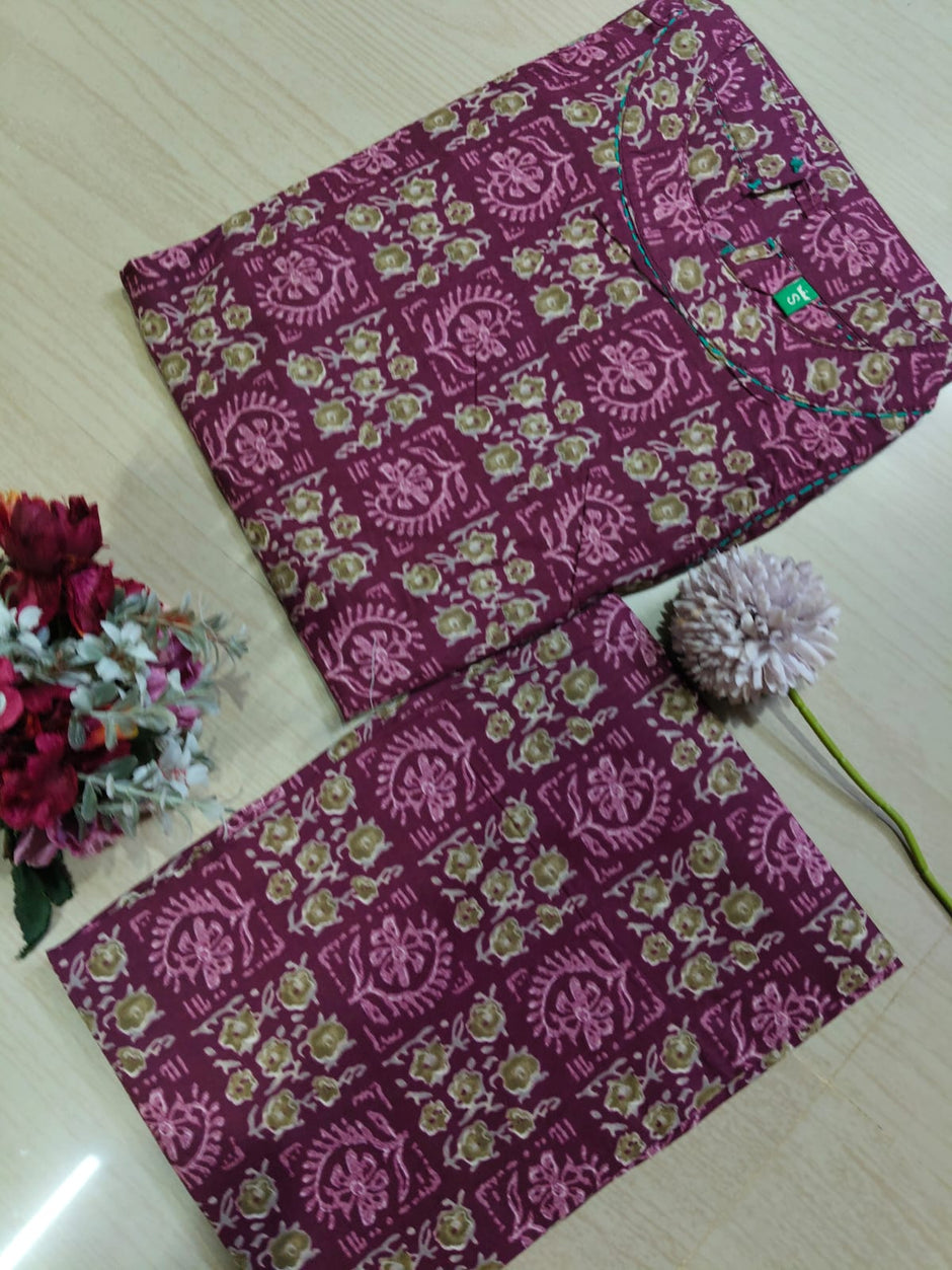 Cotton Kurti With Phant – Page 2 – Nagulstrendycollection